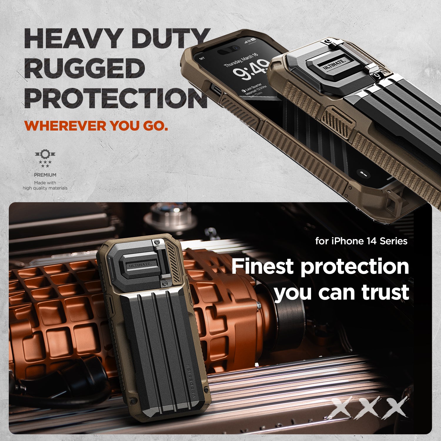 Modern Apple iPhone 14 Pro case Glide Ultimate by VRS DESIGN – VRS Design