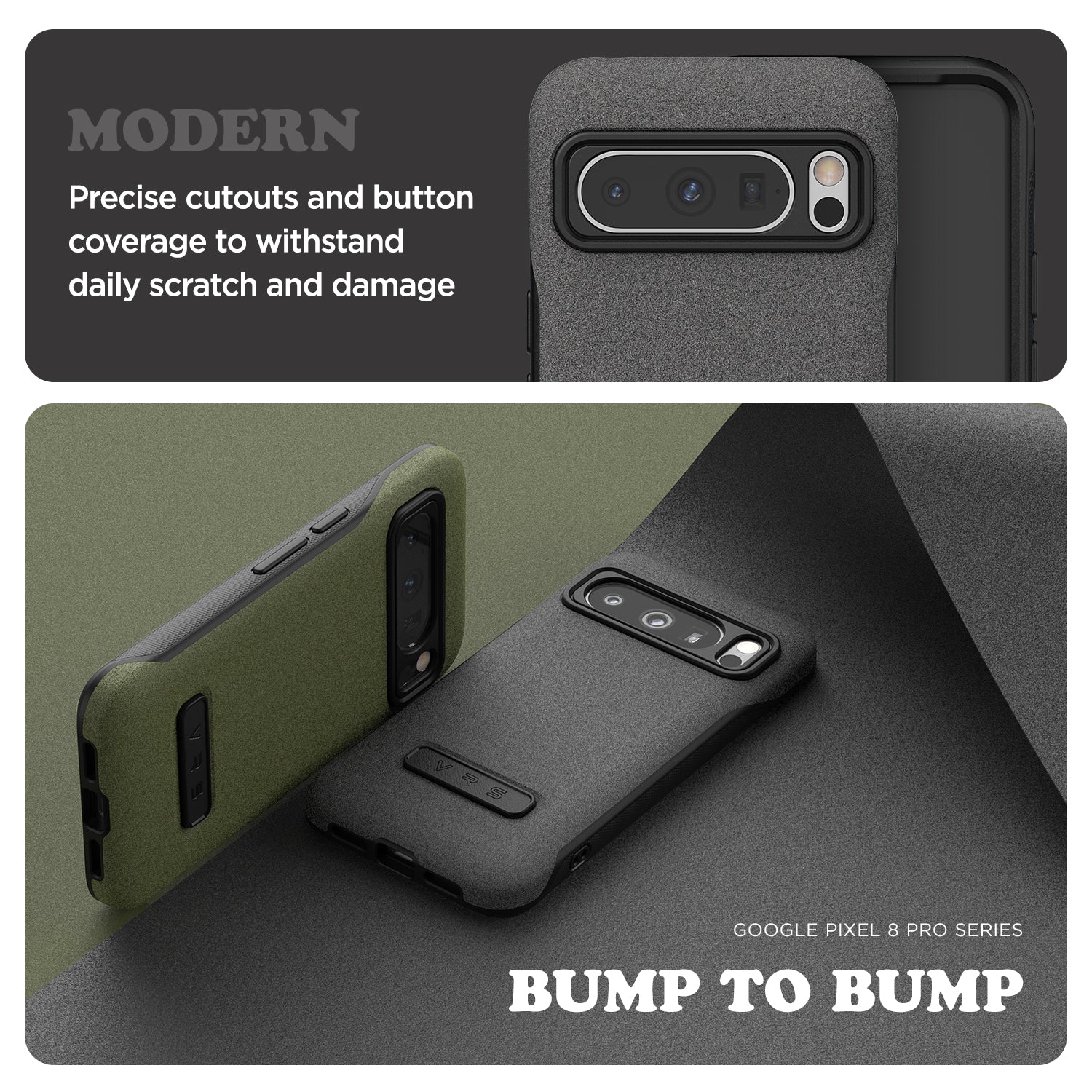 New Google Pixel 8 Pro modern rugged Dual Protection minimalist case by ...