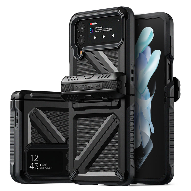 Samsung Galaxy Z Flip 4 Terra Guard Ultimate Case with Sturdy Rugged ...